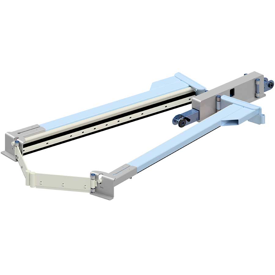 Folding galvanized scraper with 2 tensors - Etxe Holz